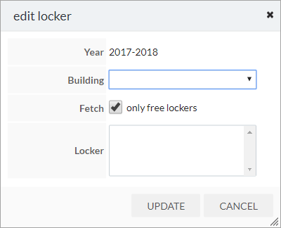 Locker Management – MySchool Support